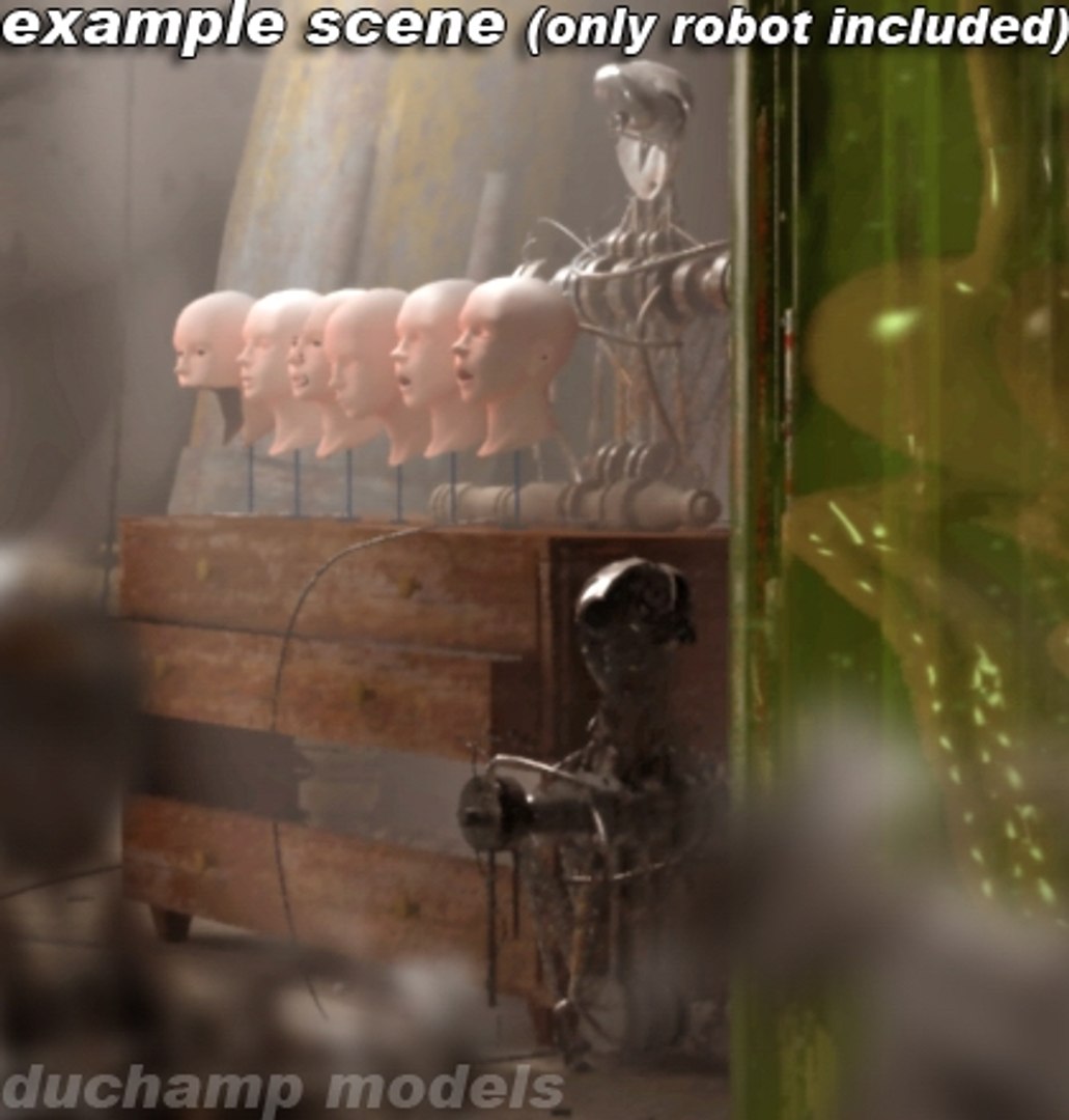 Robot Rig Prop Labs 3d Model