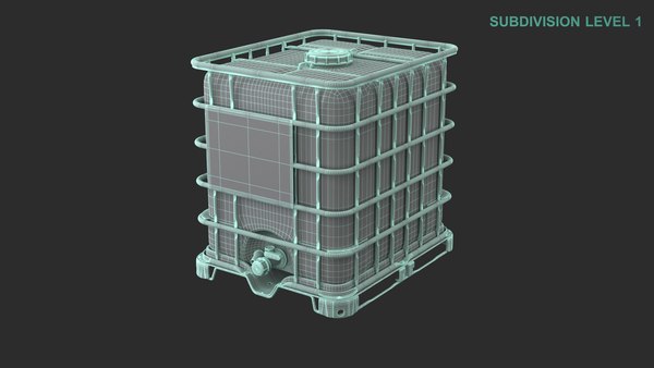 modelo 3d Contenedor IBC - TurboSquid 2116204