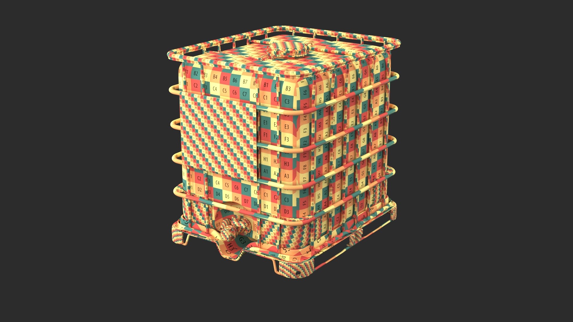 IBC Container 3D Model - TurboSquid 2116204