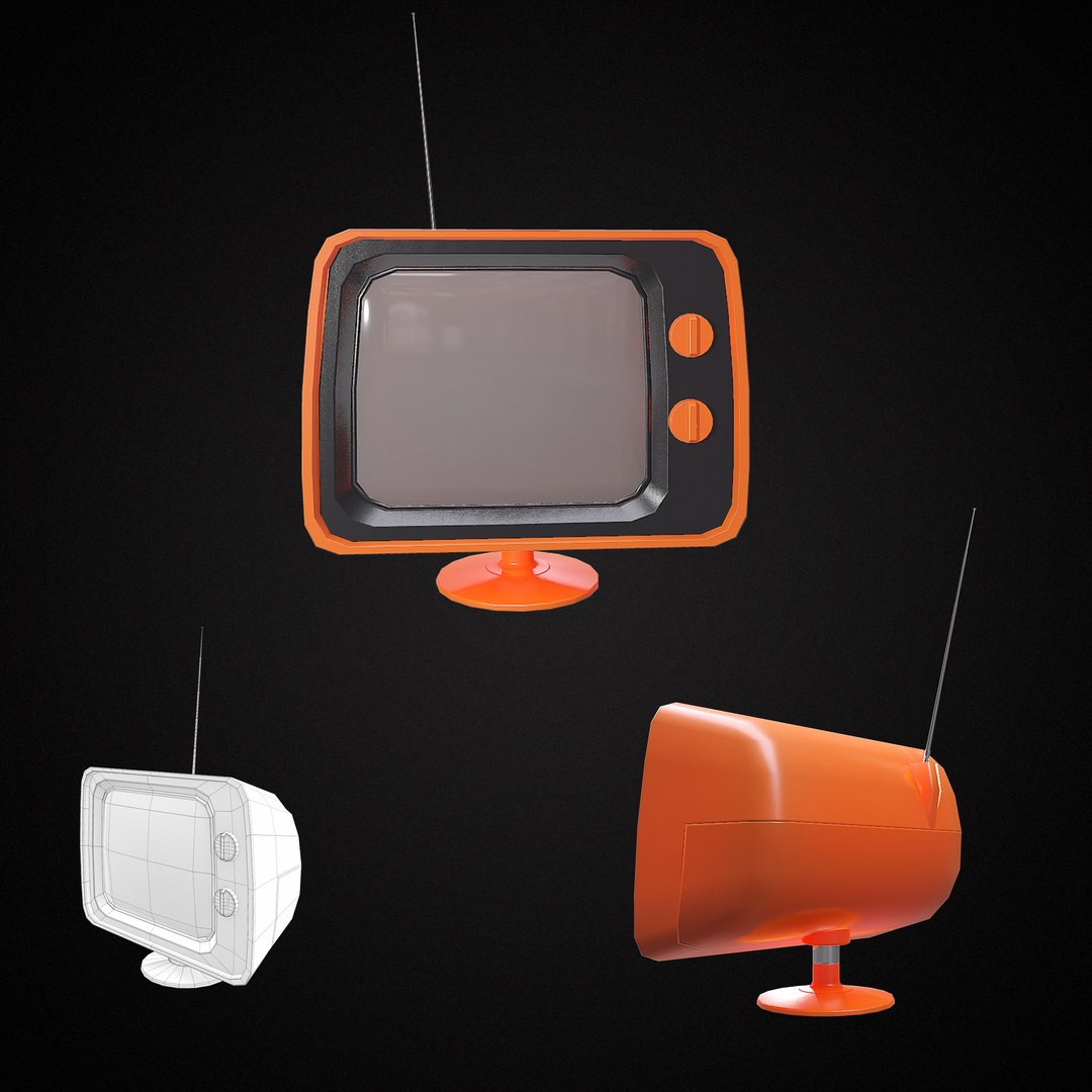 3D Model Cartoon Style Tv - TurboSquid 1578487