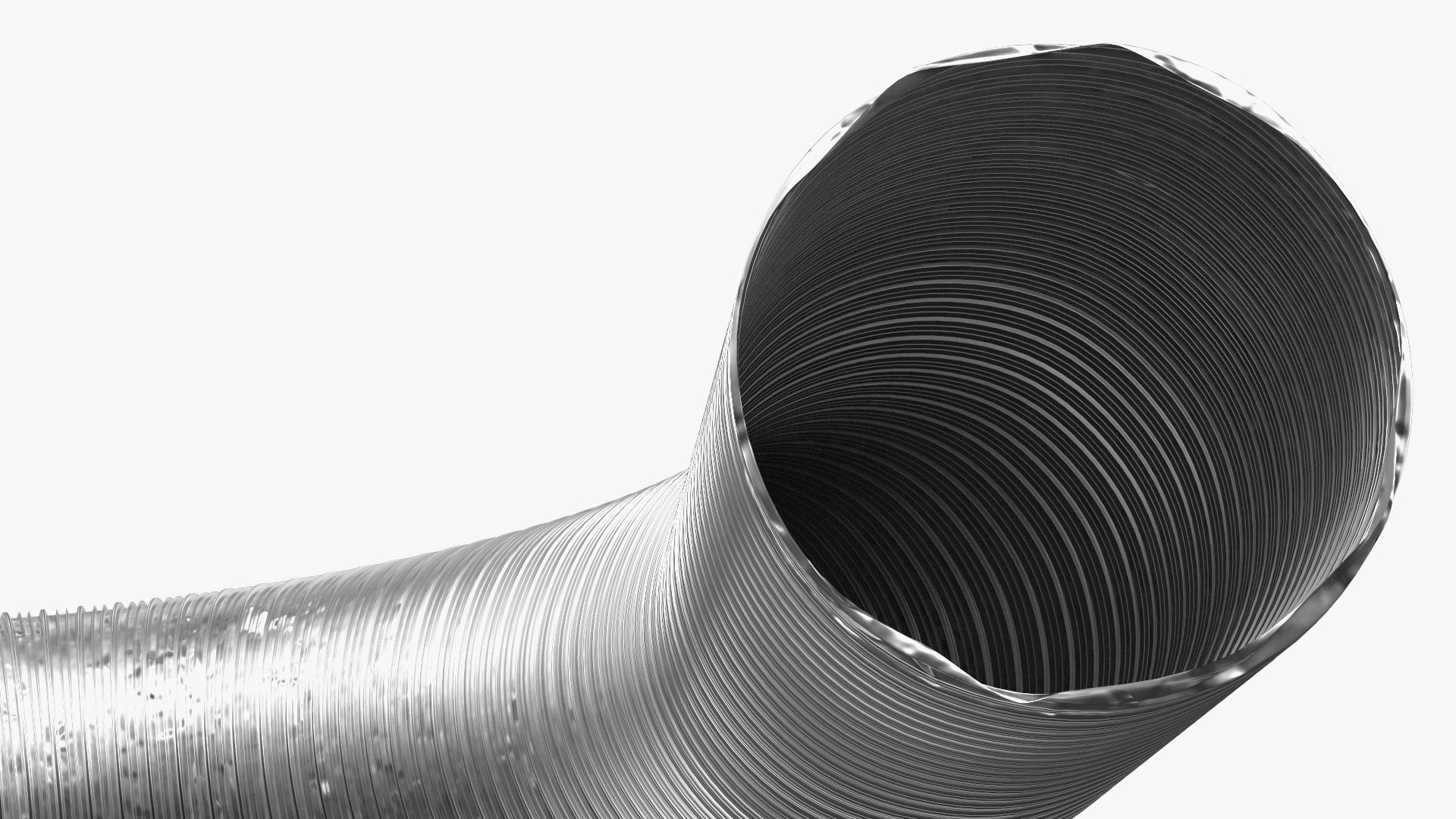 Semi Rigid Aluminum Air Duct 3D Model - TurboSquid 1848948