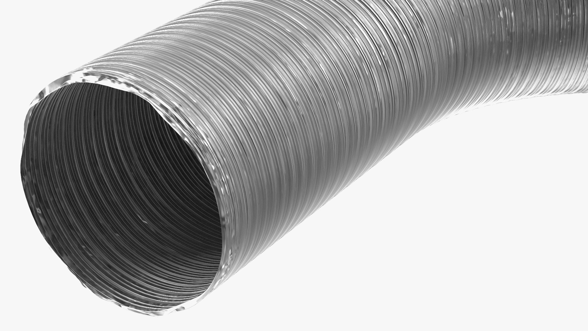 Semi Rigid Aluminum Air Duct 3D Model - TurboSquid 1848948