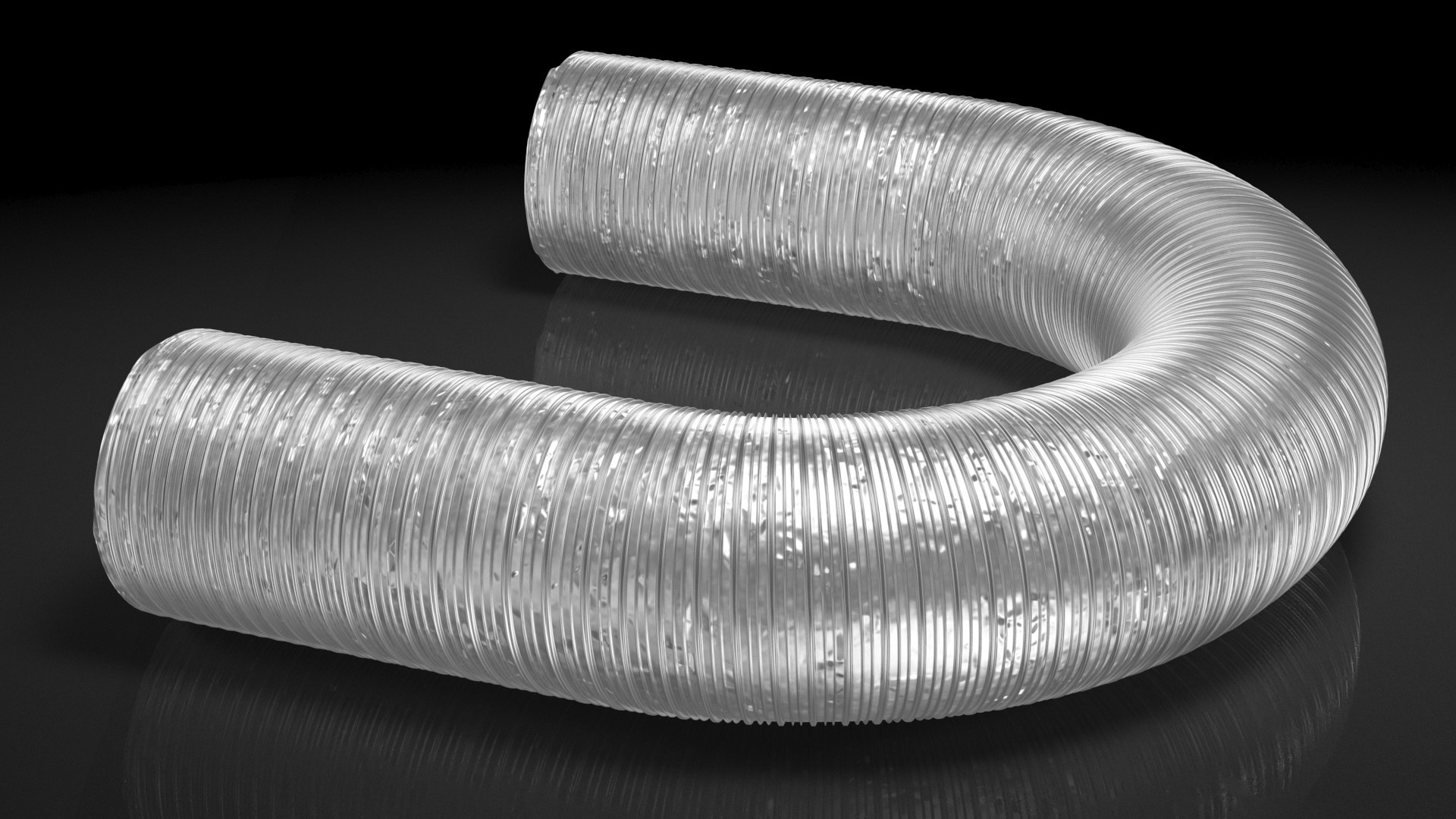 Semi Rigid Aluminum Air Duct 3D Model - TurboSquid 1848948