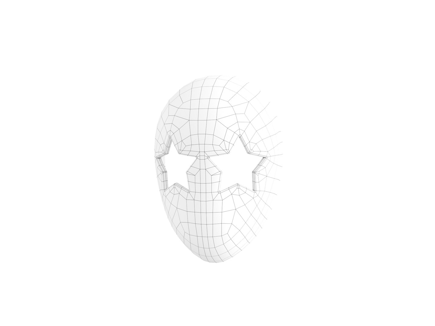 Prop080 Star Mask 3D - TurboSquid 1875319
