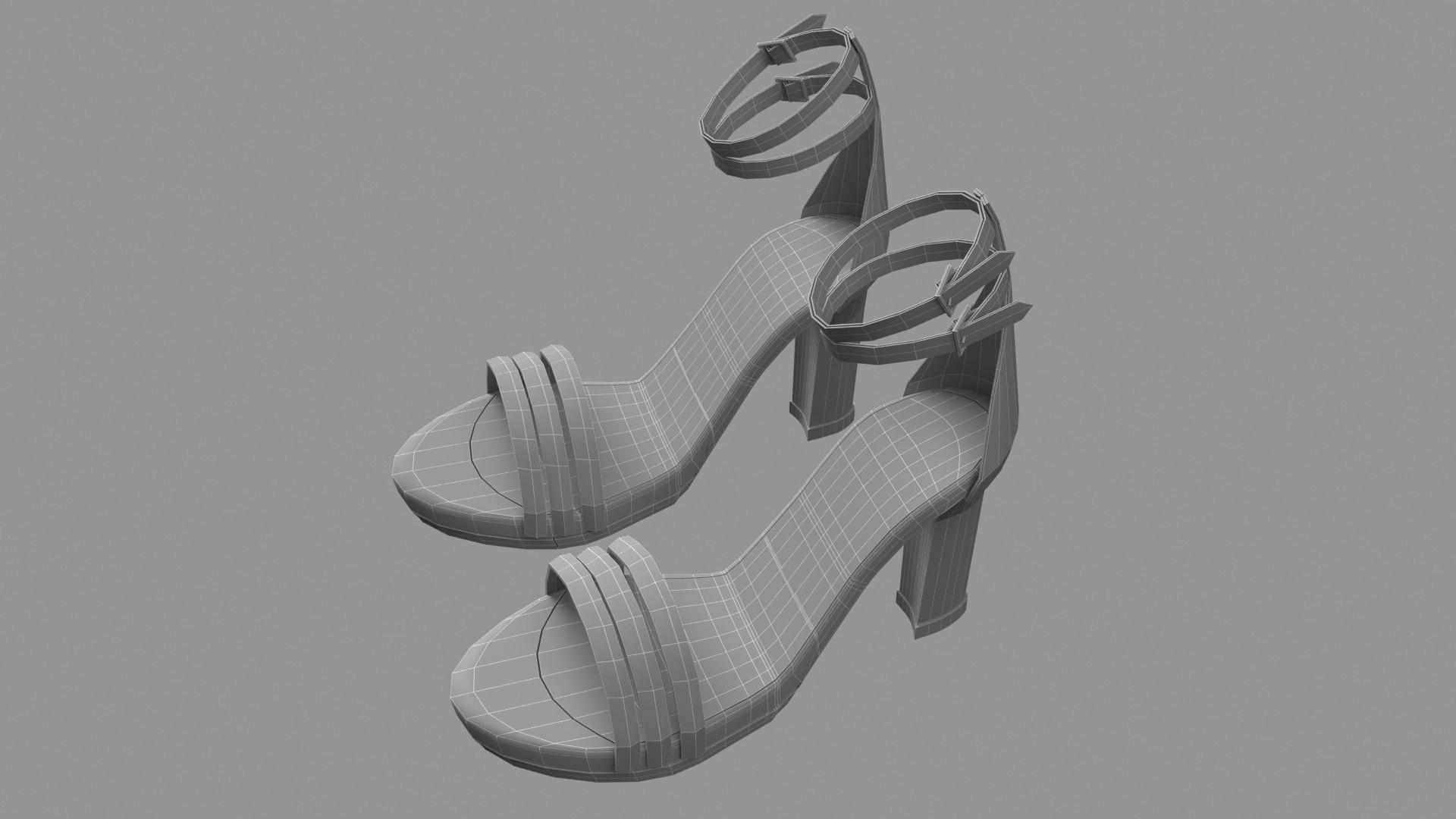 Heel Shoes Model - TurboSquid 1627141