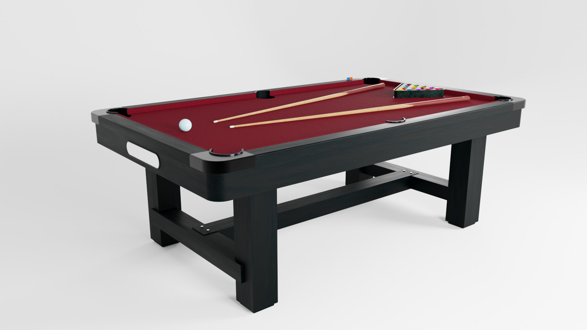 Pool Table 3D Model - TurboSquid 1710837