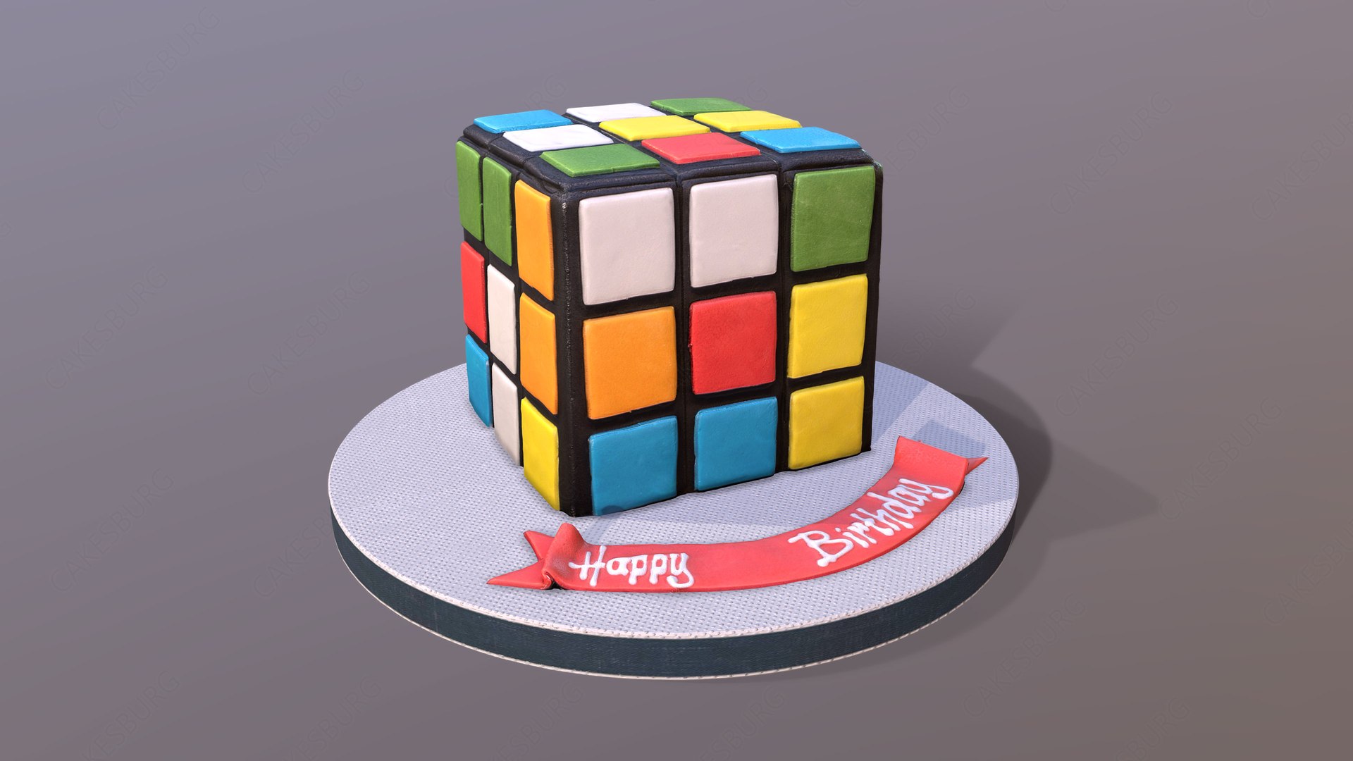 Rubiks Cube Cake 3D - TurboSquid 2057668