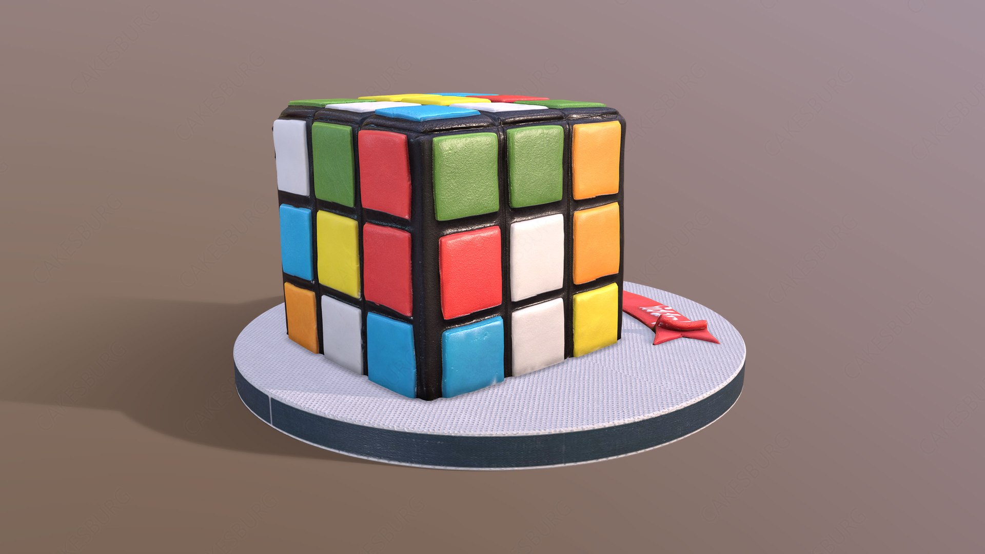 Rubiks Cube Cake 3D - TurboSquid 2057668