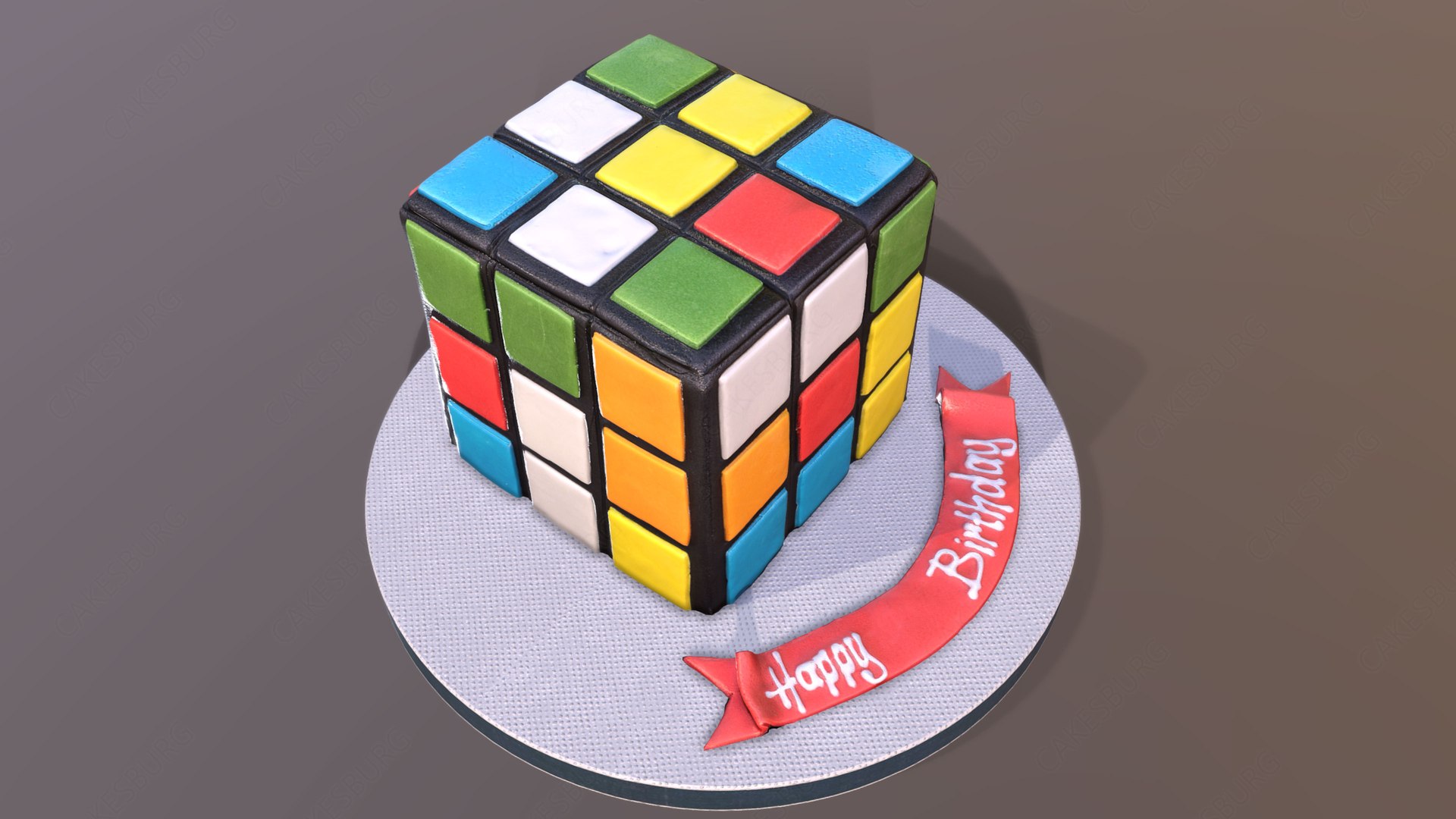 Rubiks Cube Cake 3D - TurboSquid 2057668