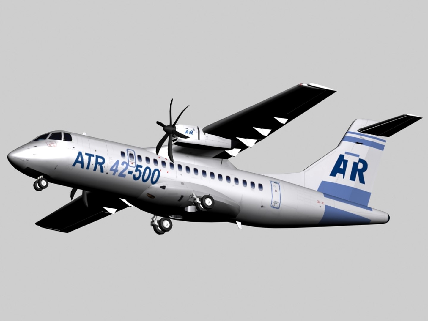 Atr 42-500 3d Model