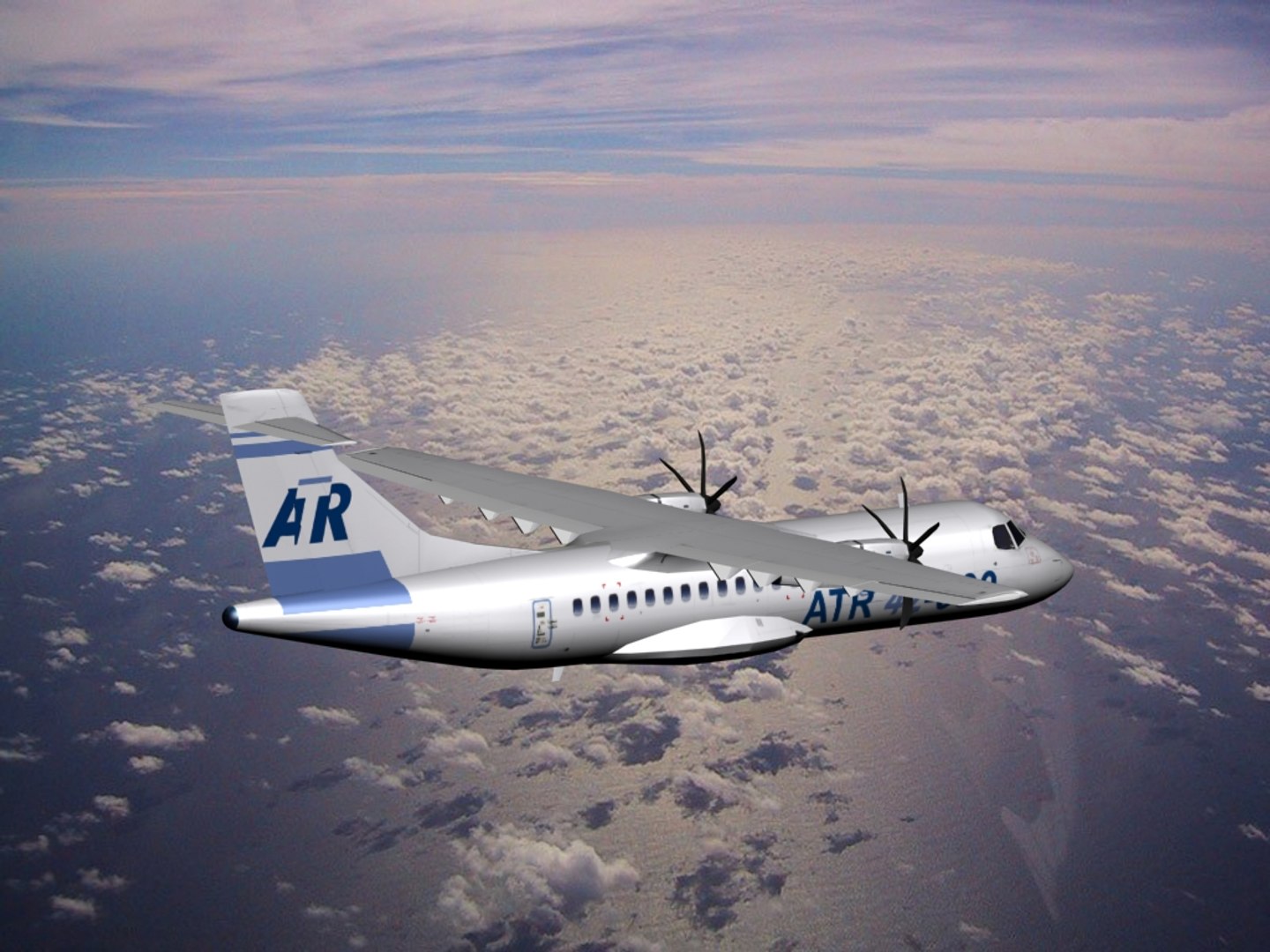 Atr 42-500 3d Model