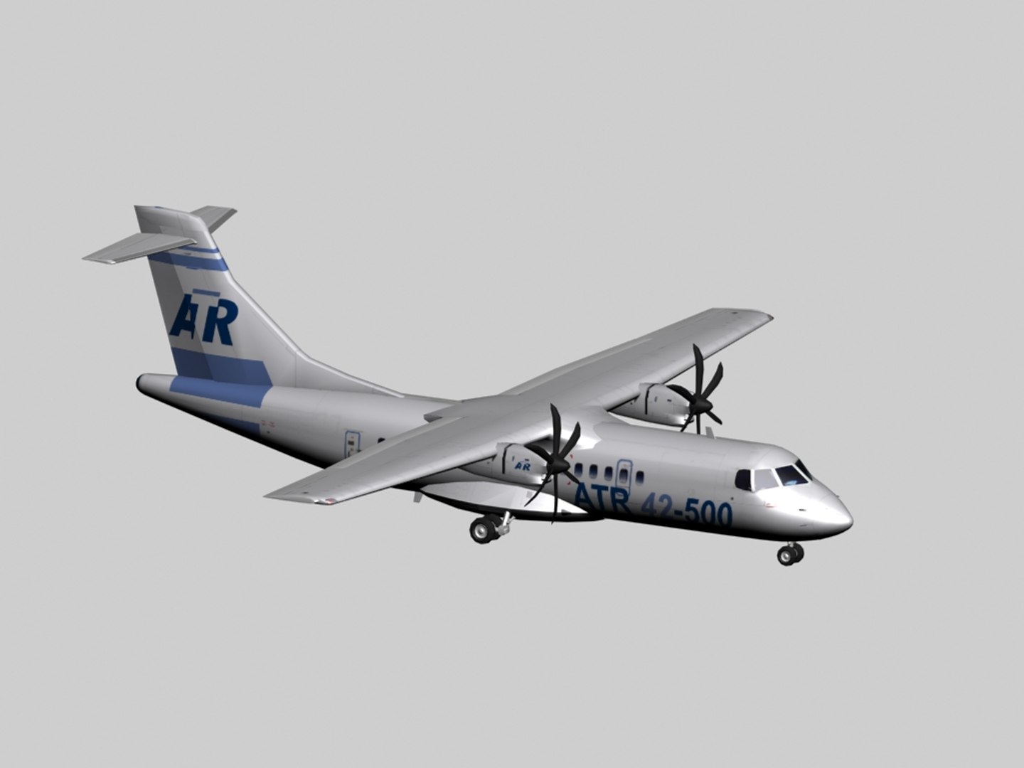 Atr 42-500 3d Model