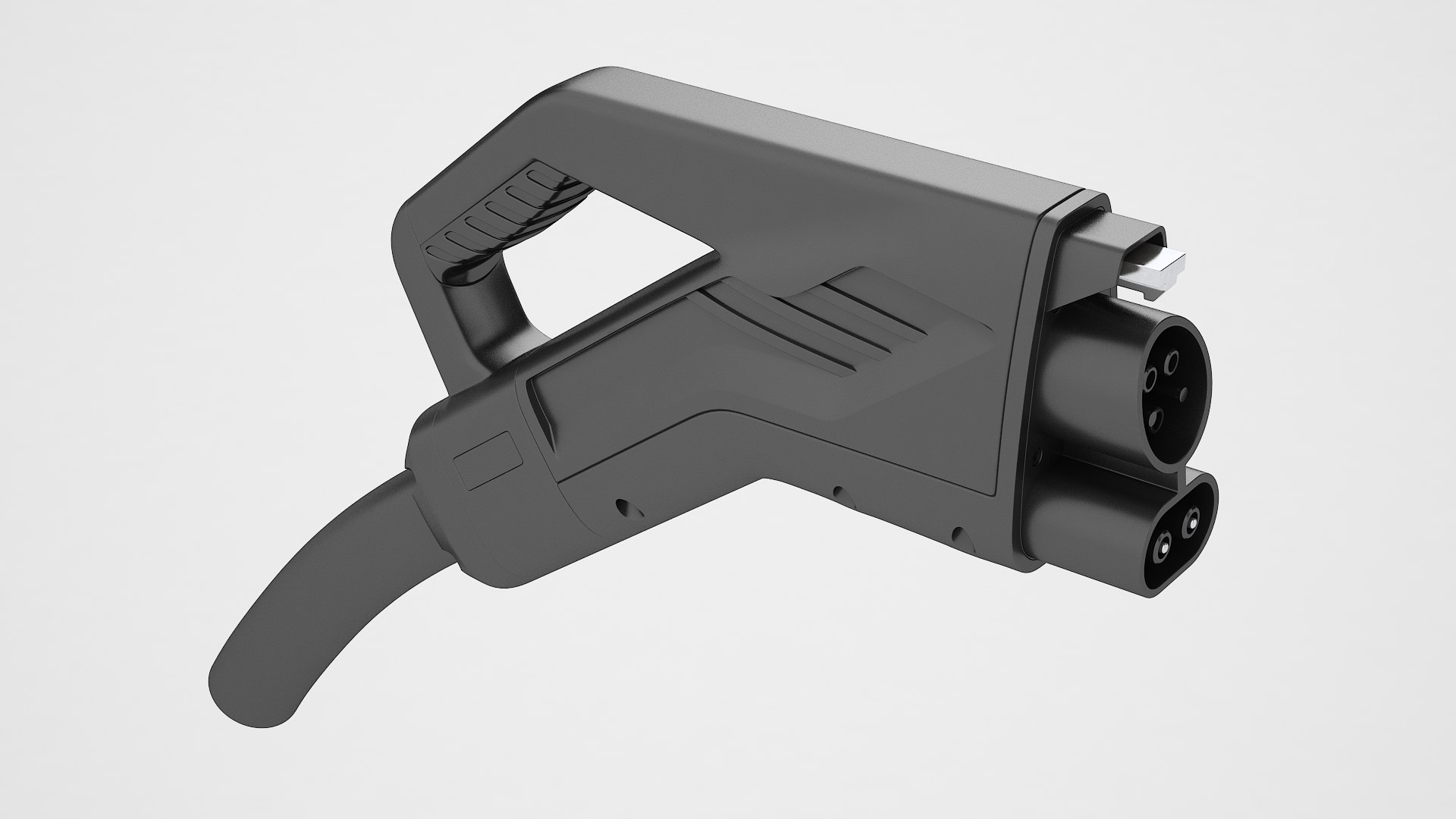 3D Model Electric Vehicle Charging Plug Socket 04 - TurboSquid 2250384