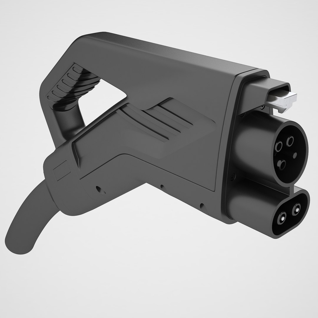 3D Model Electric Vehicle Charging Plug Socket 04 - TurboSquid 2250384