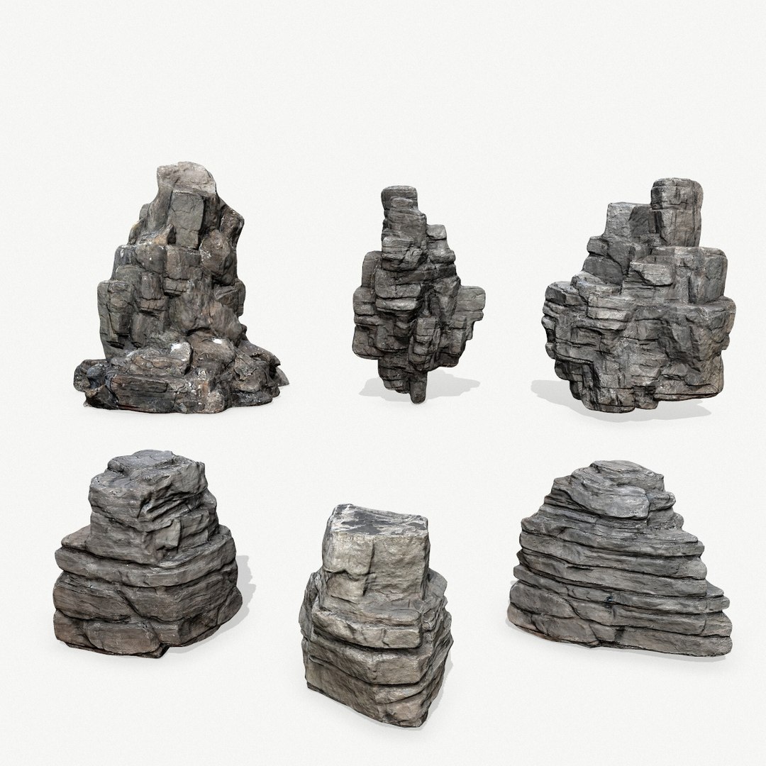 Cliff Rocks 3D Model - TurboSquid 2218244