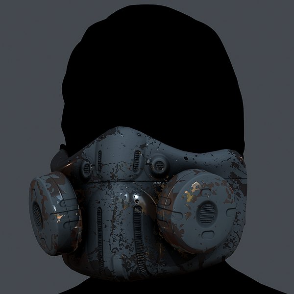 3D model 3D Gas mask respirator scifi futuristic model - TurboSquid 1718705