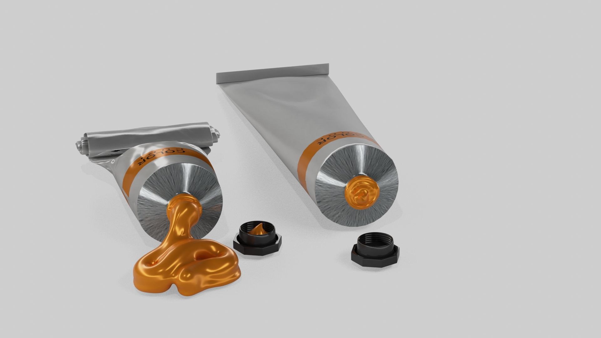 Color Tube Model - TurboSquid 1894511