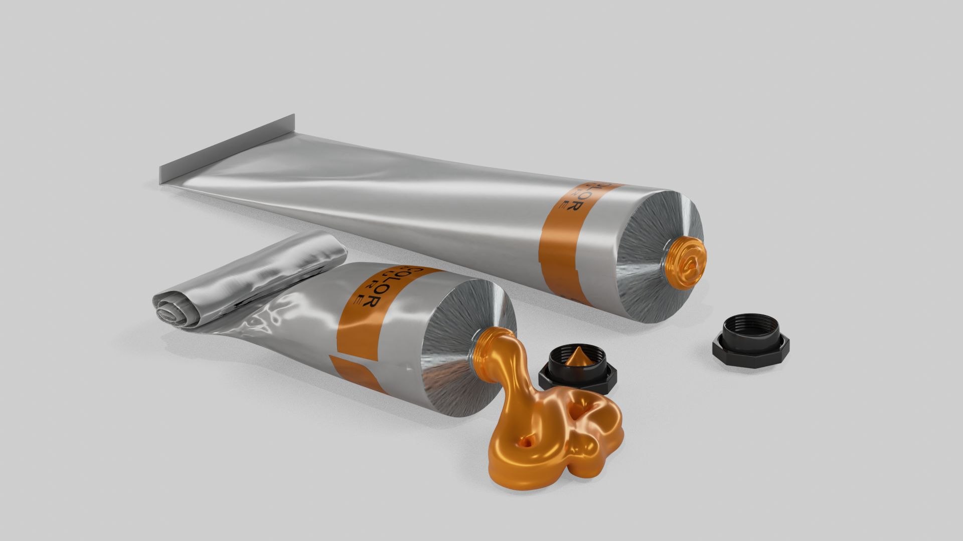 Color Tube Model - TurboSquid 1894511