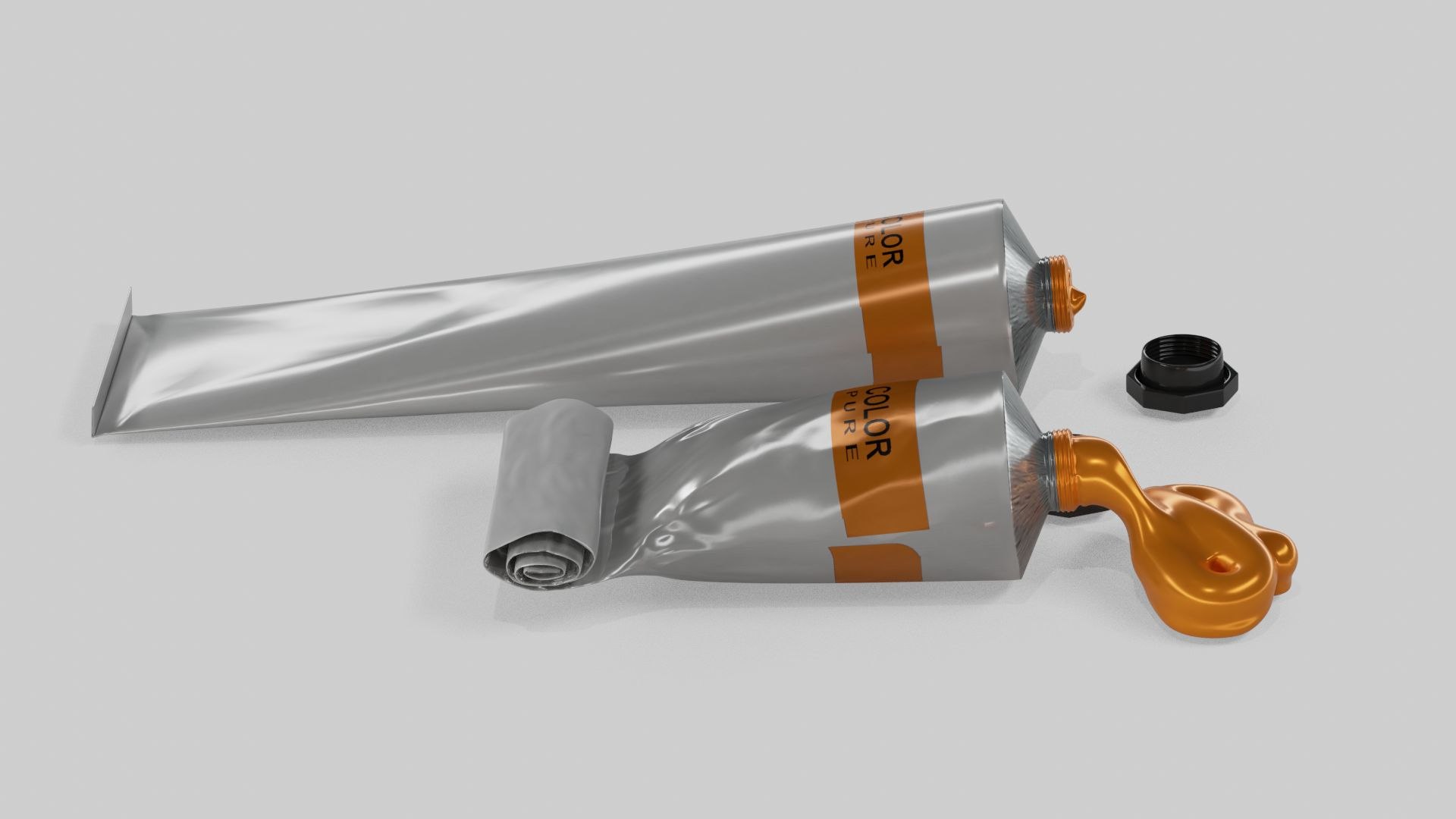 Color Tube Model - TurboSquid 1894511