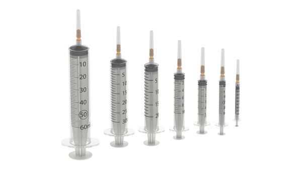 7 10ml 20ml 3D model - TurboSquid 1636175