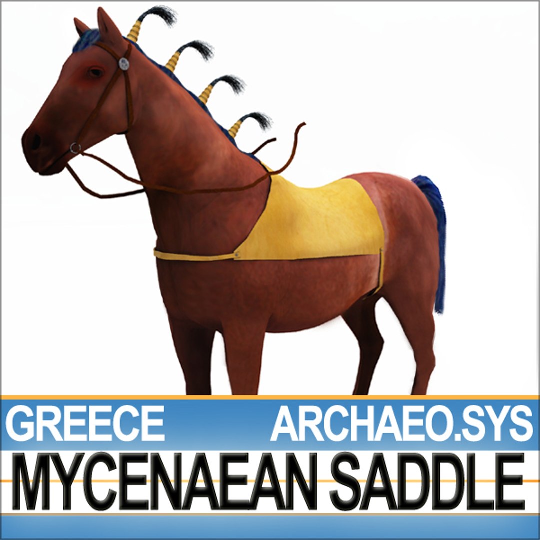 3d Ancient Greece Mycenaean Horse Saddle