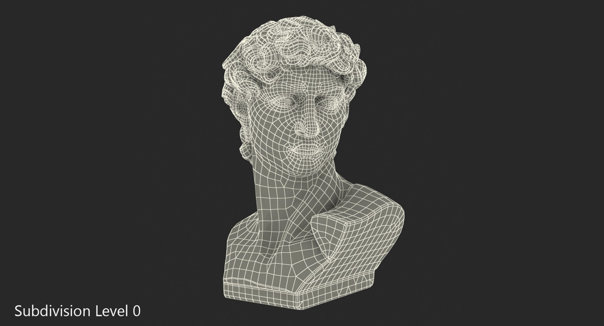 Bust David Michelangelo 3D Model - TurboSquid 1349395