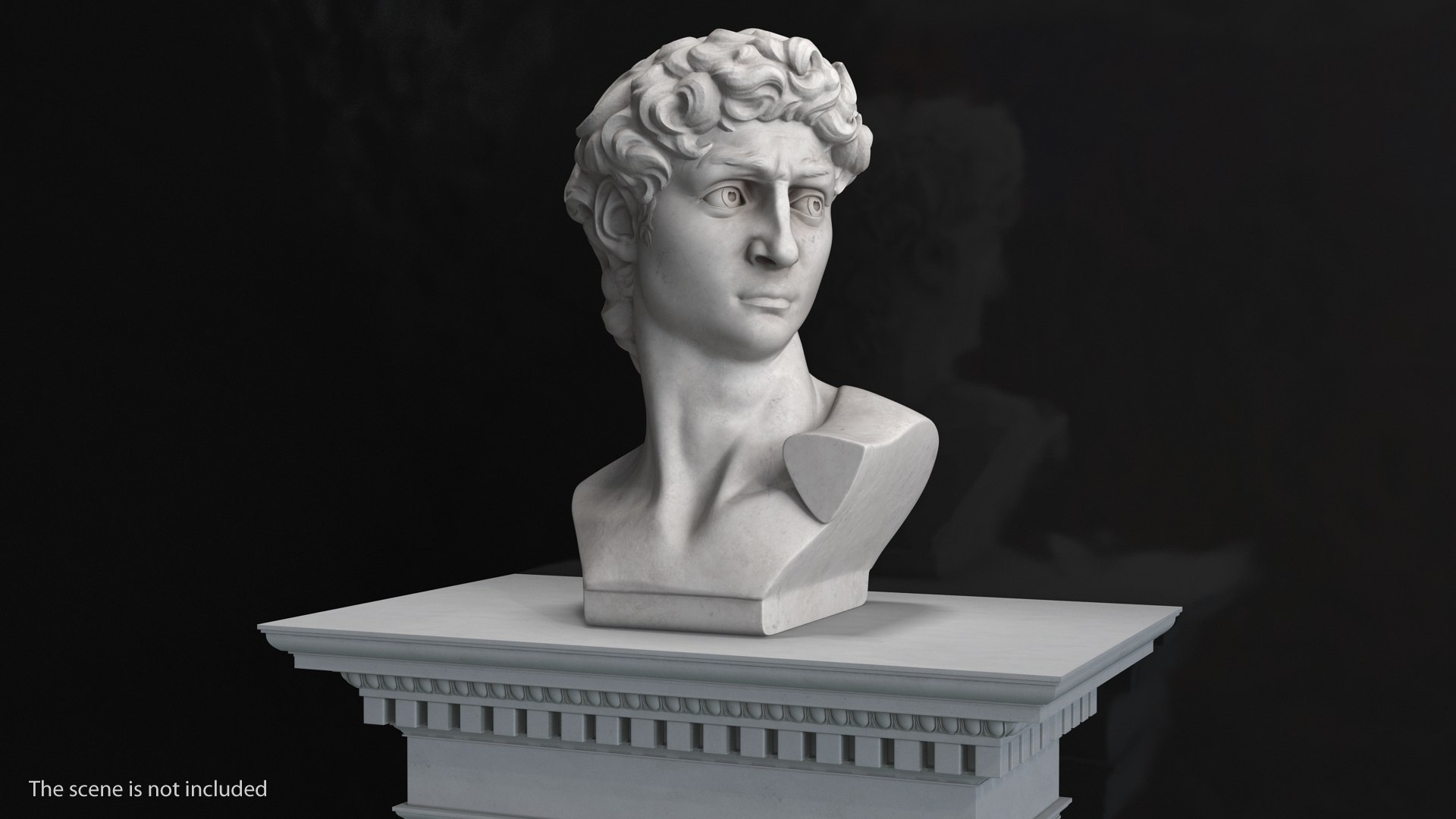 Bust David Michelangelo 3D Model - TurboSquid 1349395