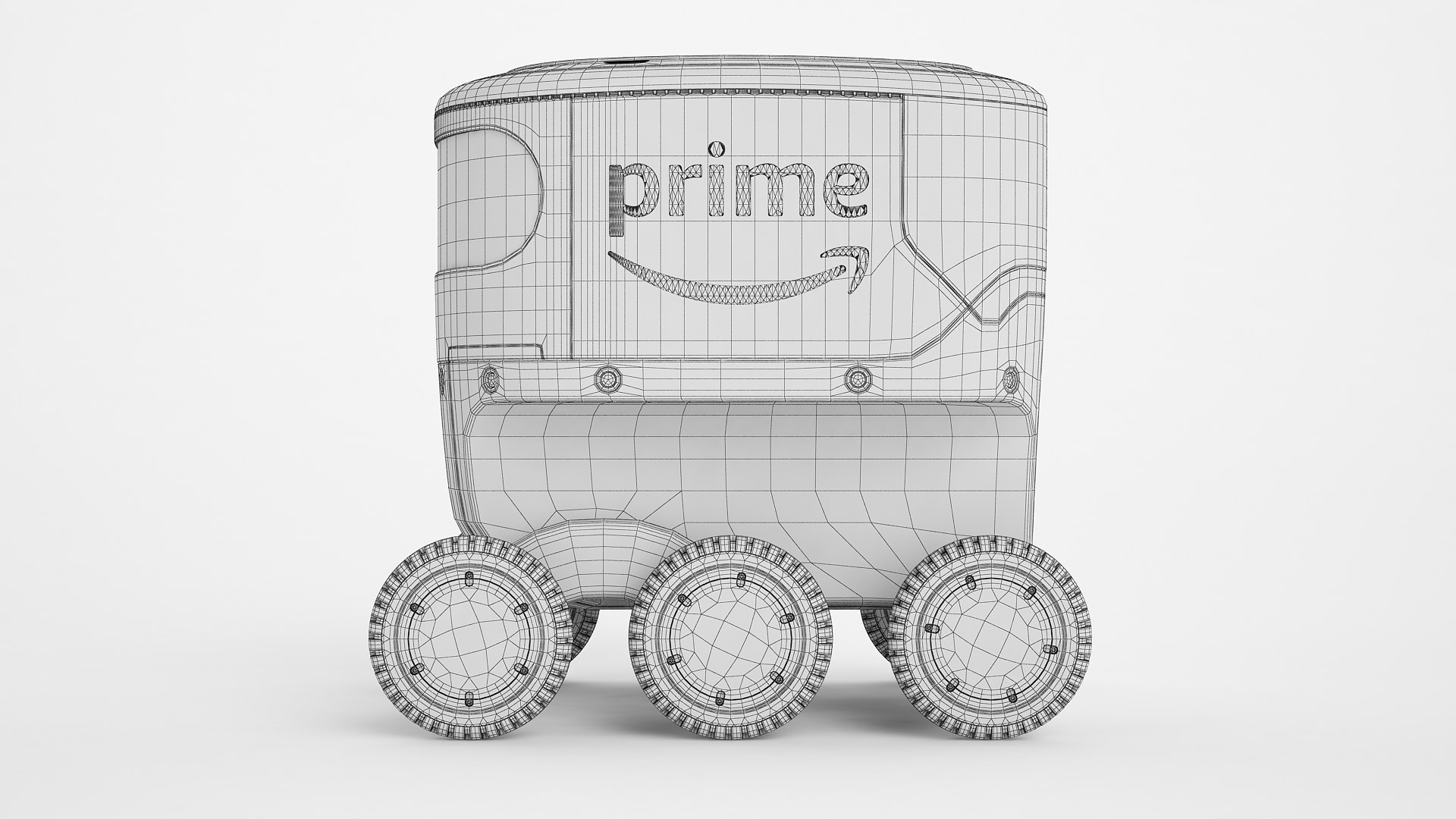 Amazon Delivery Robot 01 3D Model - TurboSquid 1910068