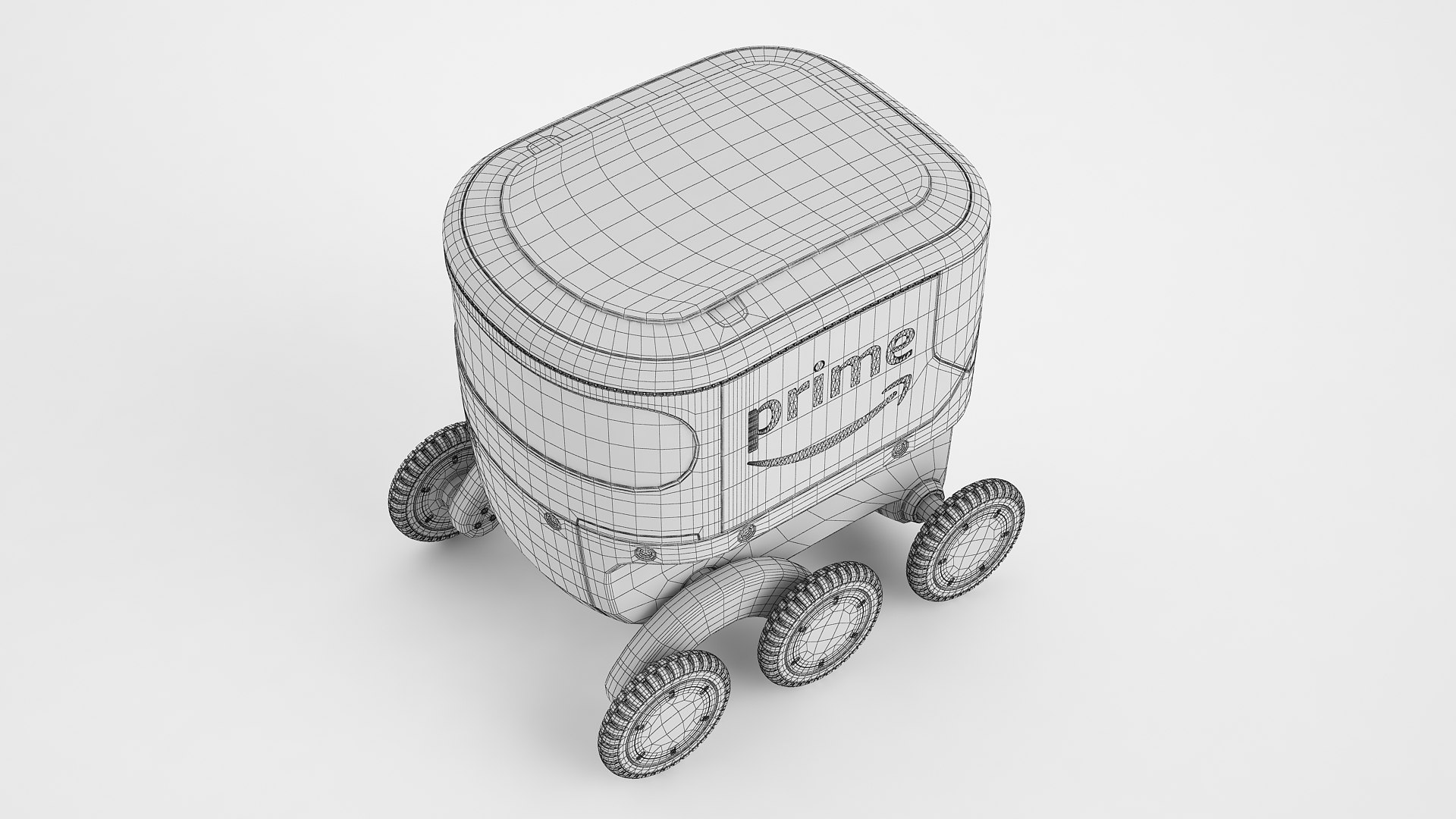 Amazon Delivery Robot 01 3D Model - TurboSquid 1910068