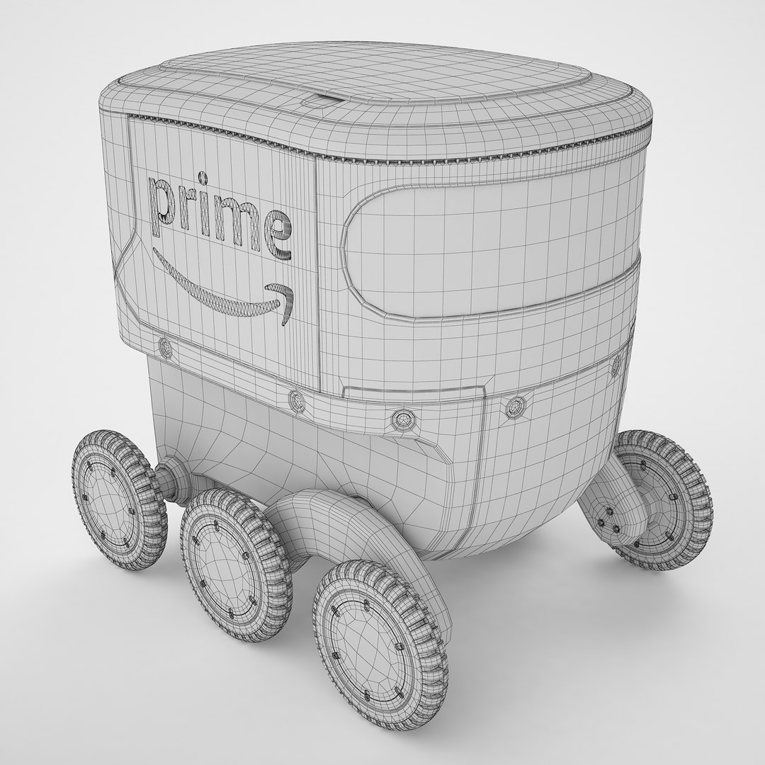 Amazon Delivery Robot 01 3D Model - TurboSquid 1910068