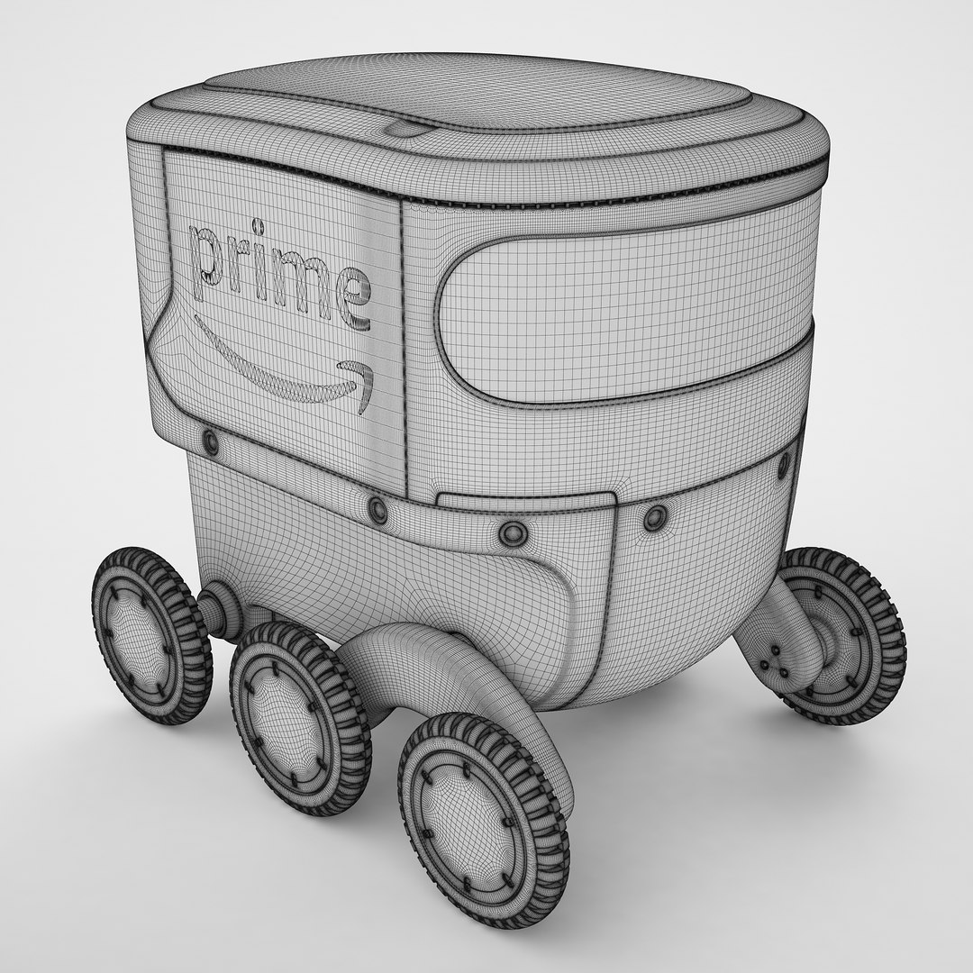 Amazon Delivery Robot 01 3D Model - TurboSquid 1910068