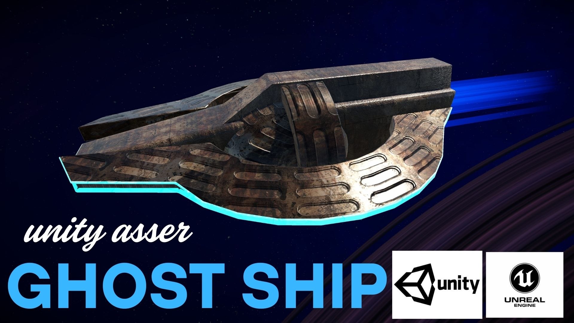 Ghost Ship Unity Game Asset Ready Model - TurboSquid 2412705