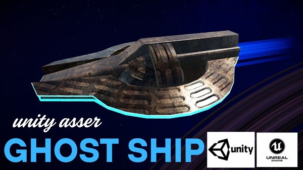 3D модель Готовые игровые ресурсы для Unity Ghost Ship - TurboSquid 2412705