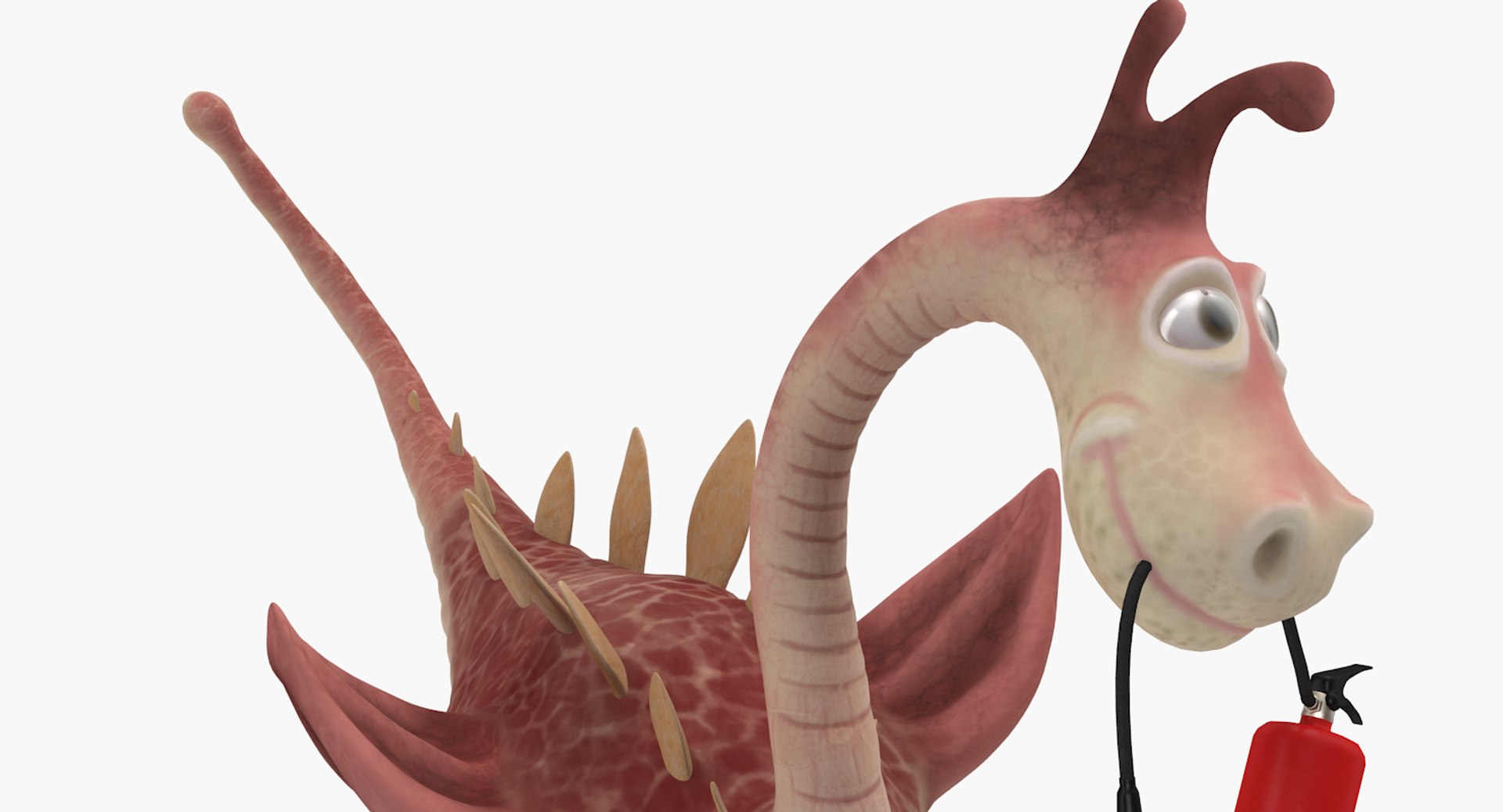 Cartoon Dragon Extinguisher Max