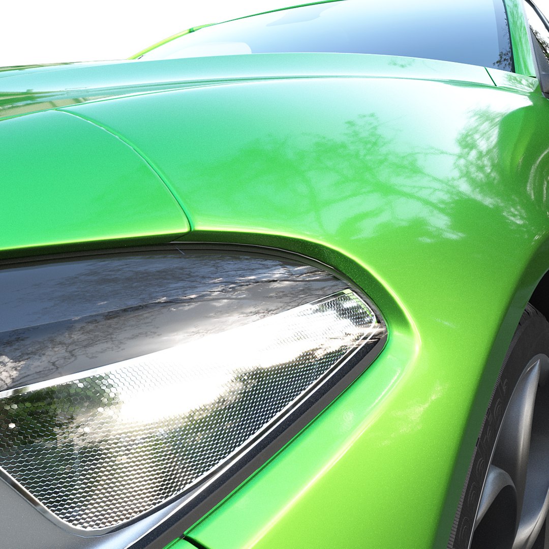 3D Car Paint 01 Green Neon - TurboSquid 1871269