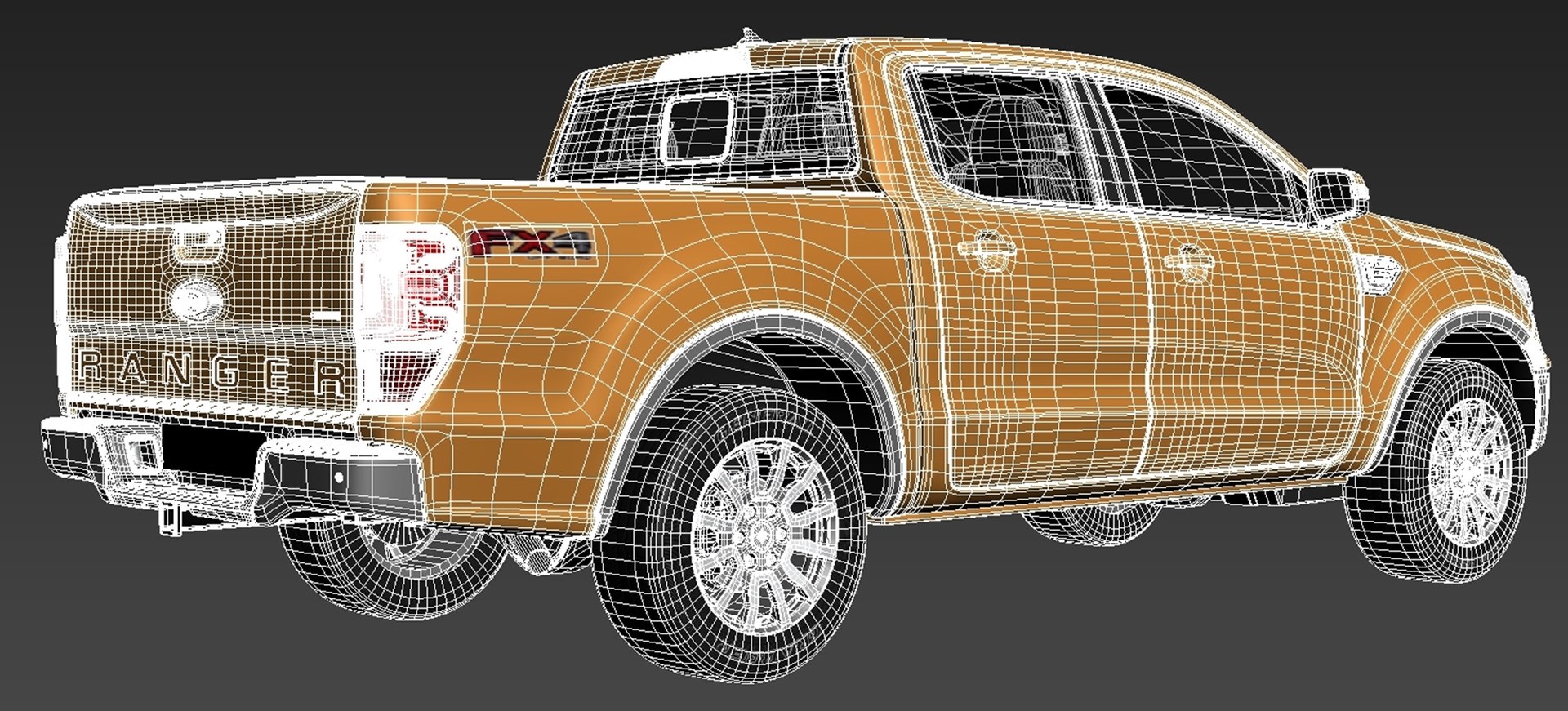 Ford Ranger 2019 3D Model - TurboSquid 2224221