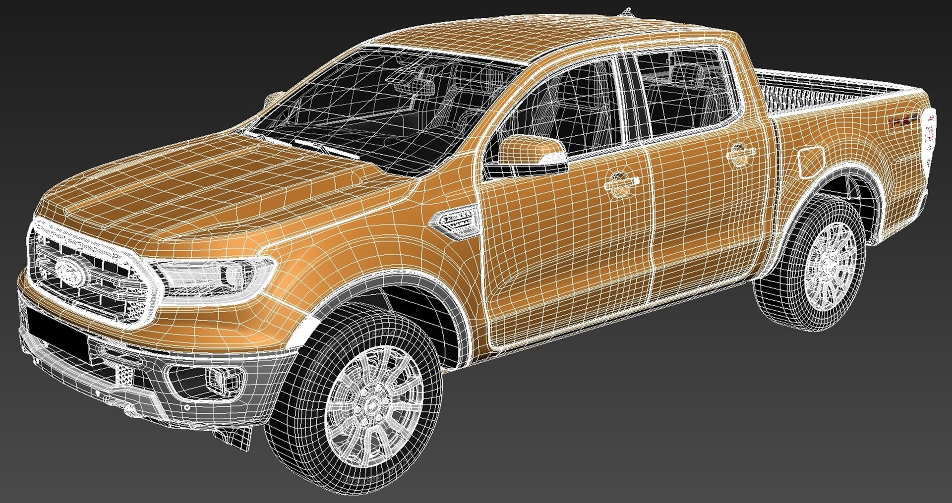 Ford Ranger 2019 3D Model - TurboSquid 2224221