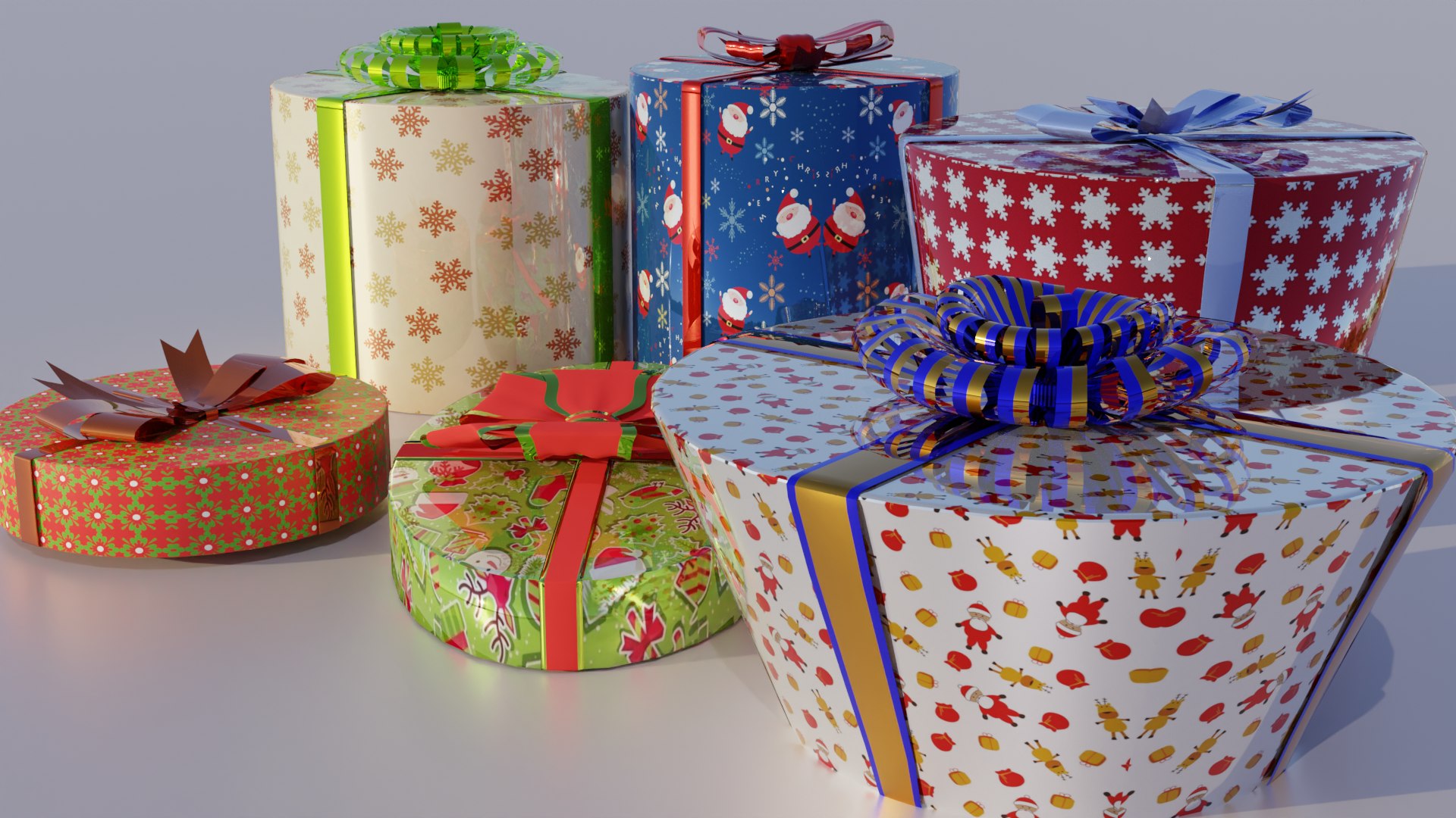Christmas Gifts 3D - TurboSquid 1823294