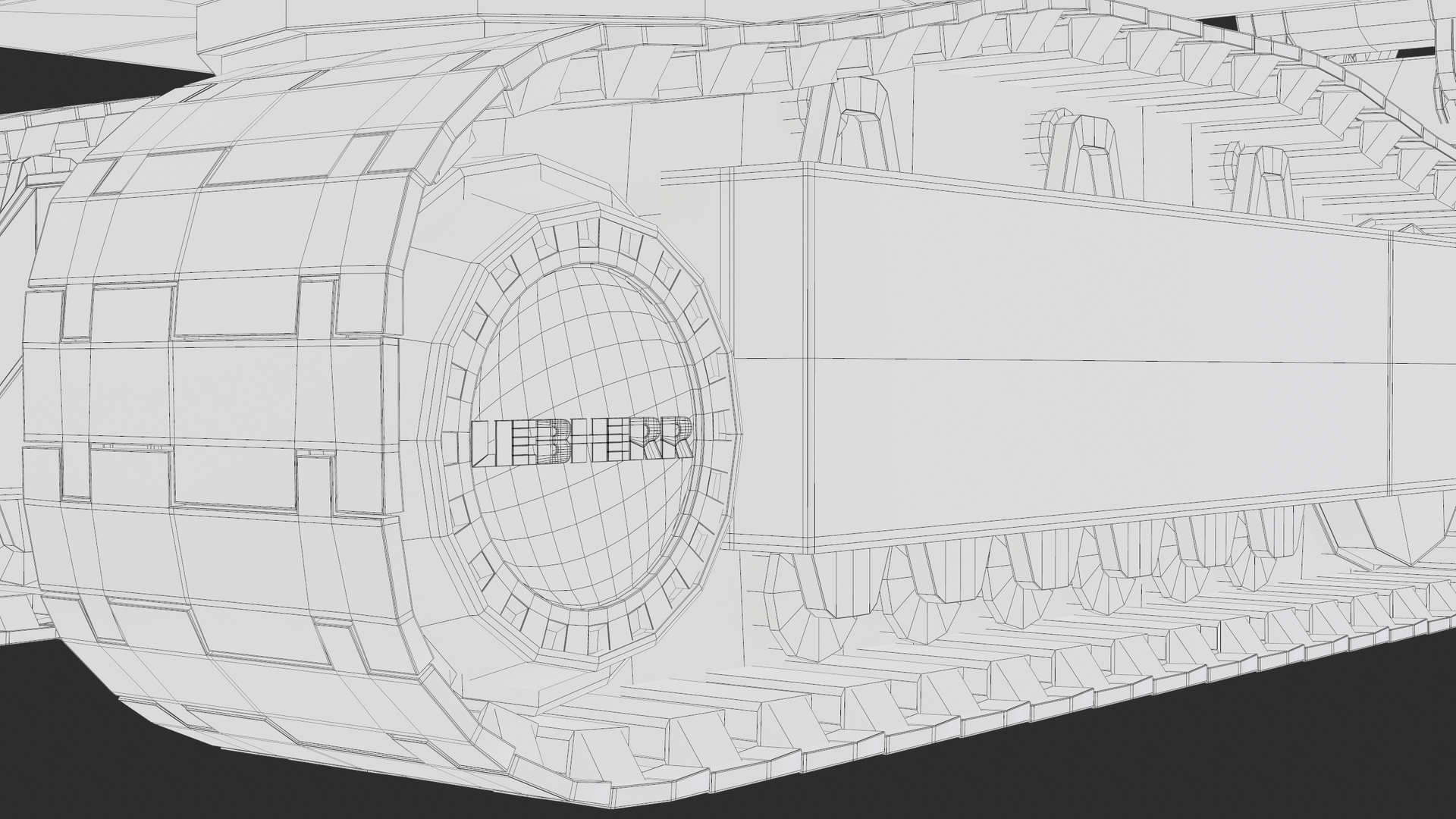 3D model excavator liebherr r9800 - TurboSquid 1712476
