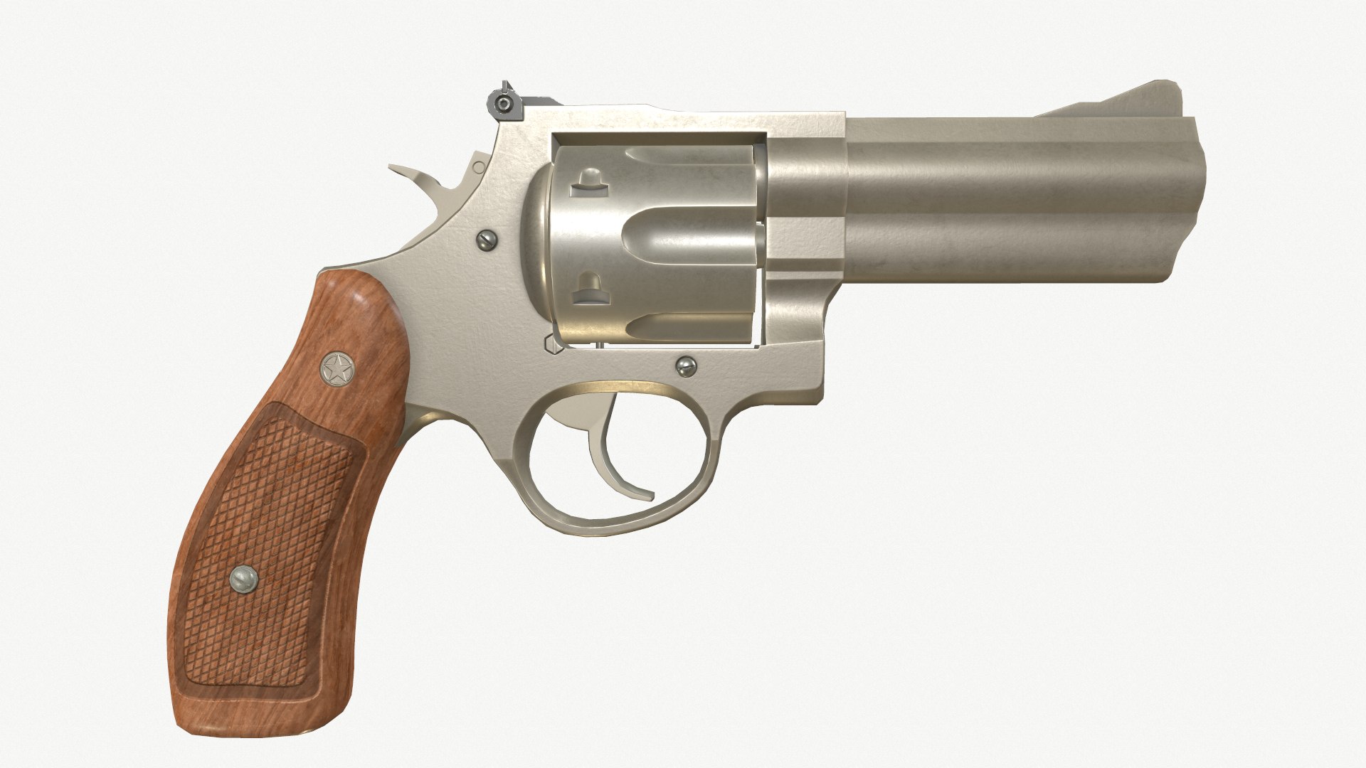 Revolver Gun Weapon 3D Model - TurboSquid 1689233