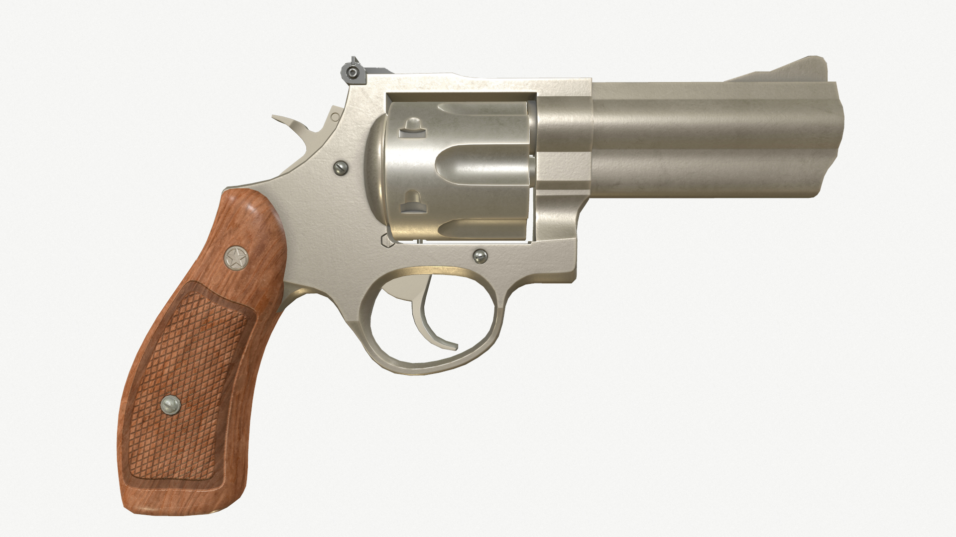 Revolver gun weapon 3D model - TurboSquid 1689233