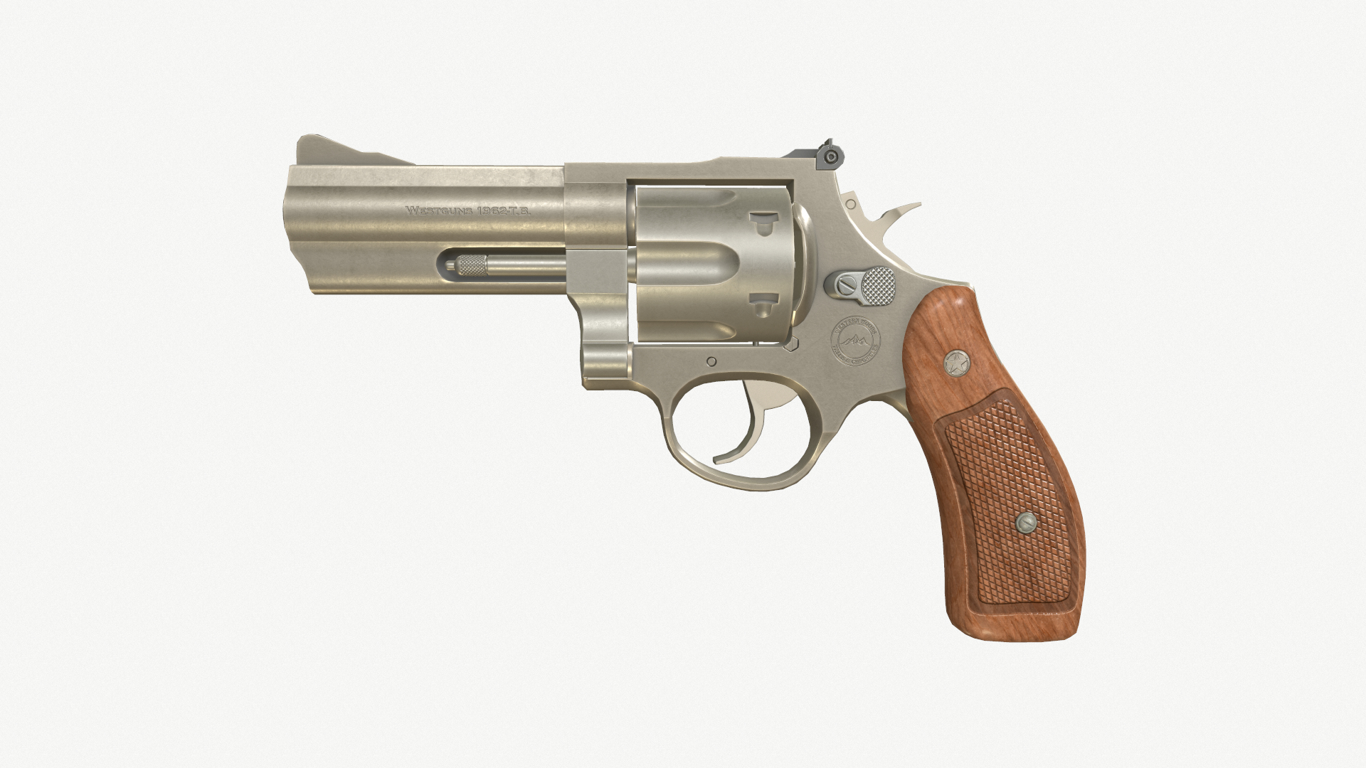 Revolver Gun Weapon 3D Model - TurboSquid 1689233