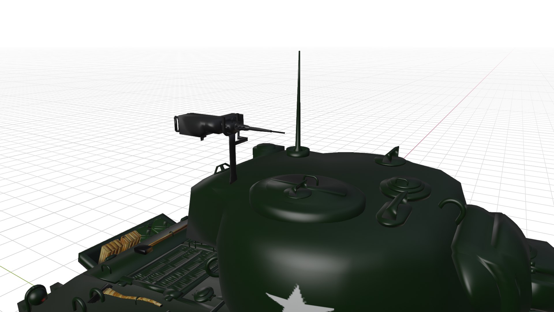 M4 Sherman Tank Model - TurboSquid 2103092