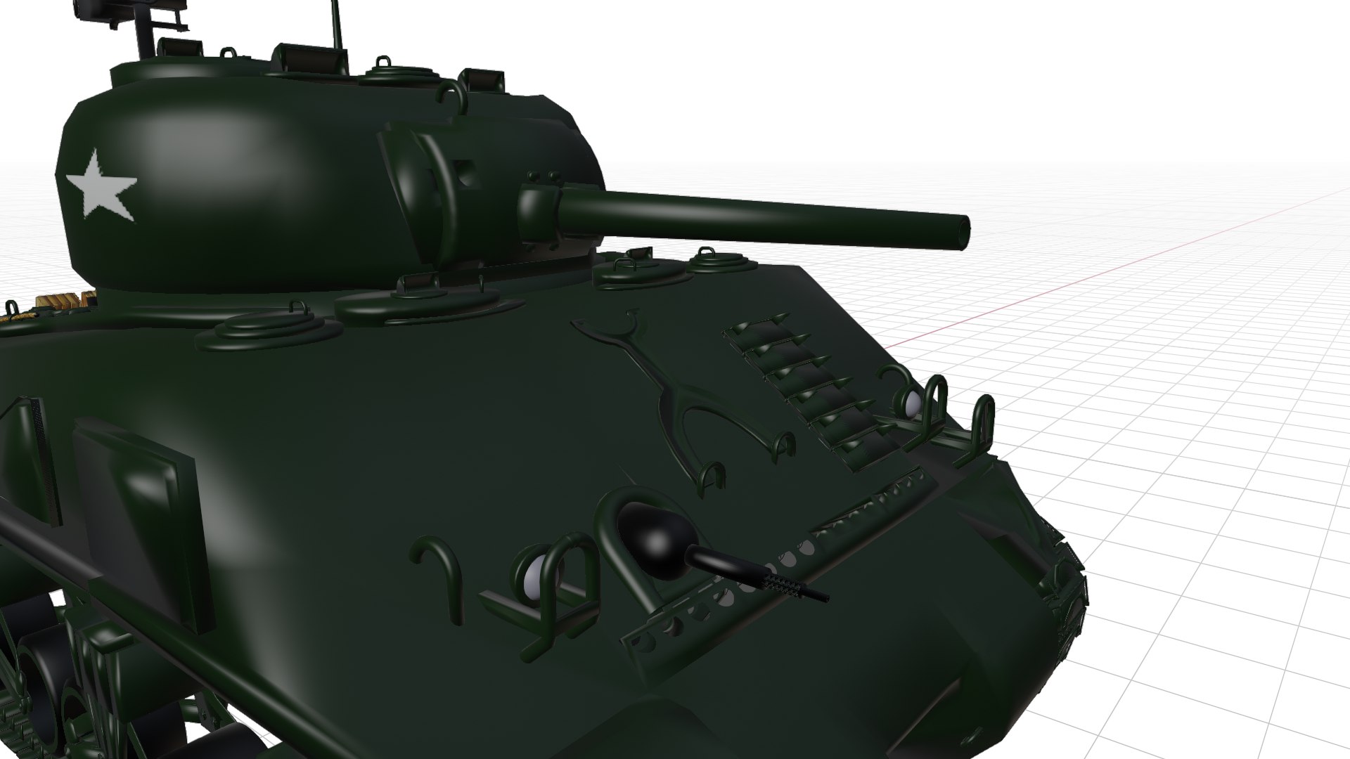 M4 Sherman Tank Model - TurboSquid 2103092