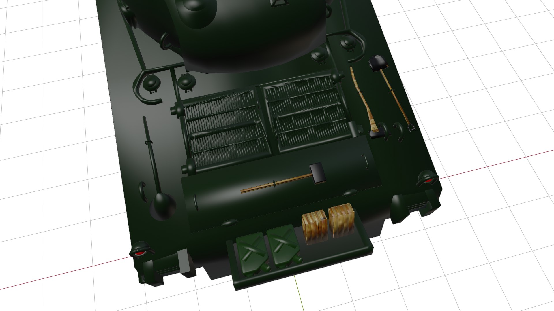 M4 Sherman Tank Model - TurboSquid 2103092
