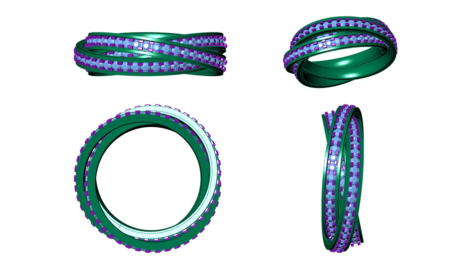 Diamond Women Fashion Ring 3DM 3D - TurboSquid 2181055