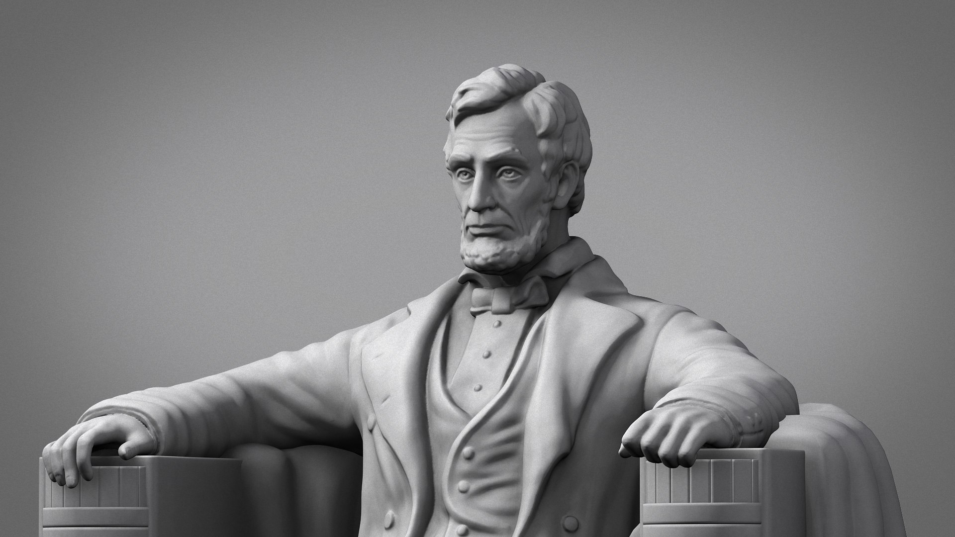 3ds Max Zbrush Statue