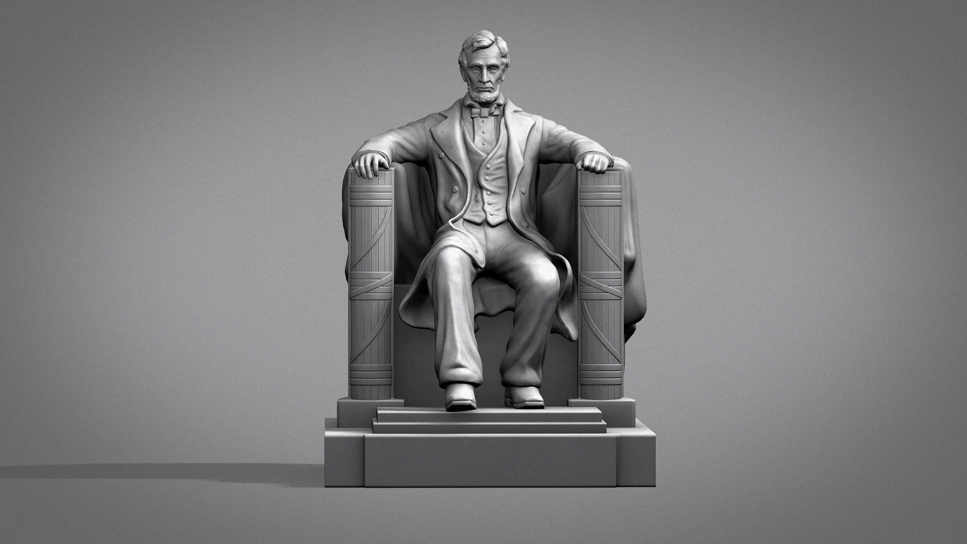 3ds Max Zbrush Statue