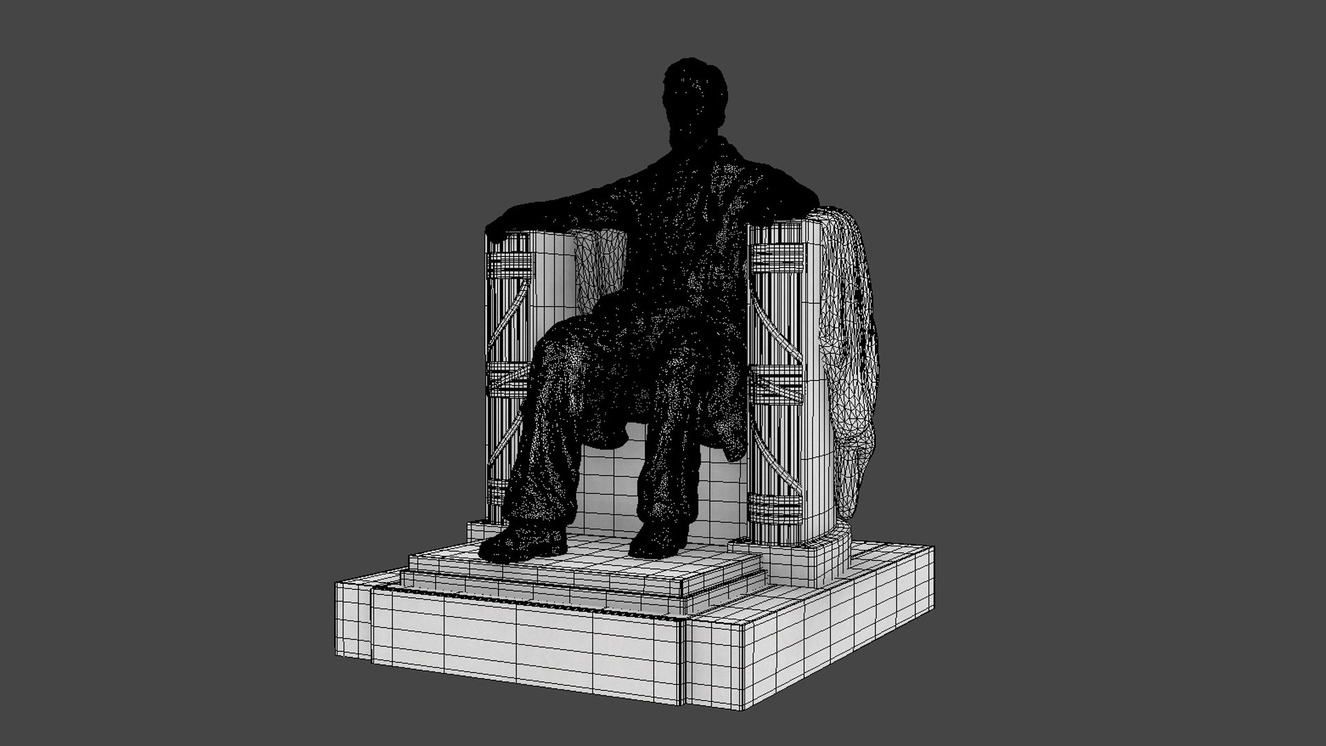 3ds Max Zbrush Statue