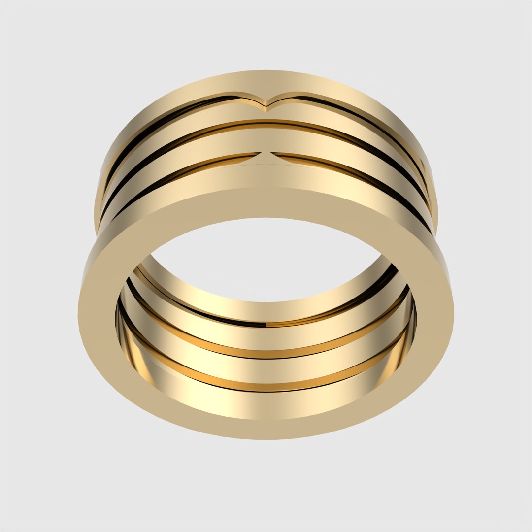 Modern Layered Band Ring JDBCo 3D Model - TurboSquid 2345381